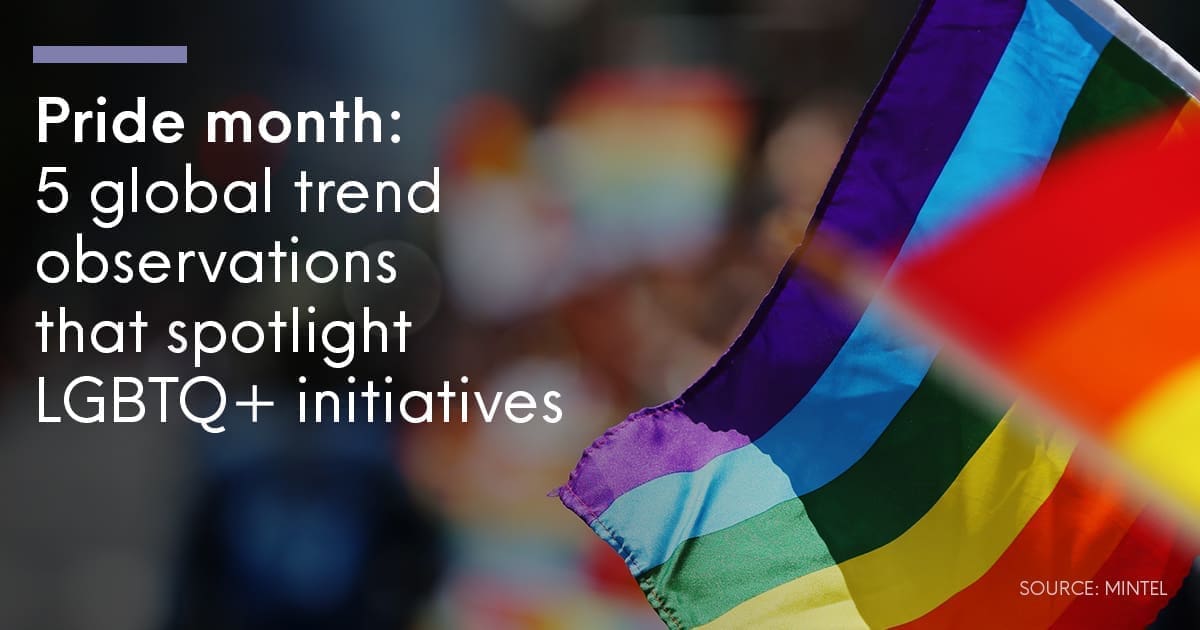 Pride month: 5 global trend observations that spotlight LGBTQ+ ...
