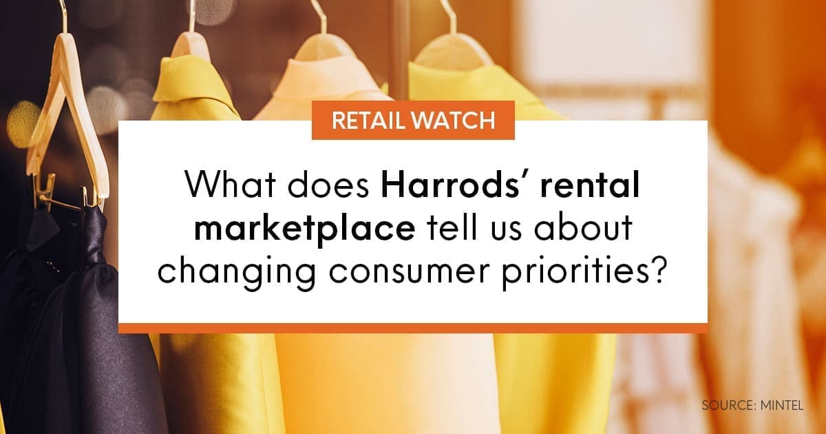 Retail Watch: What does Harrods’ rental marketplace tell us about ...