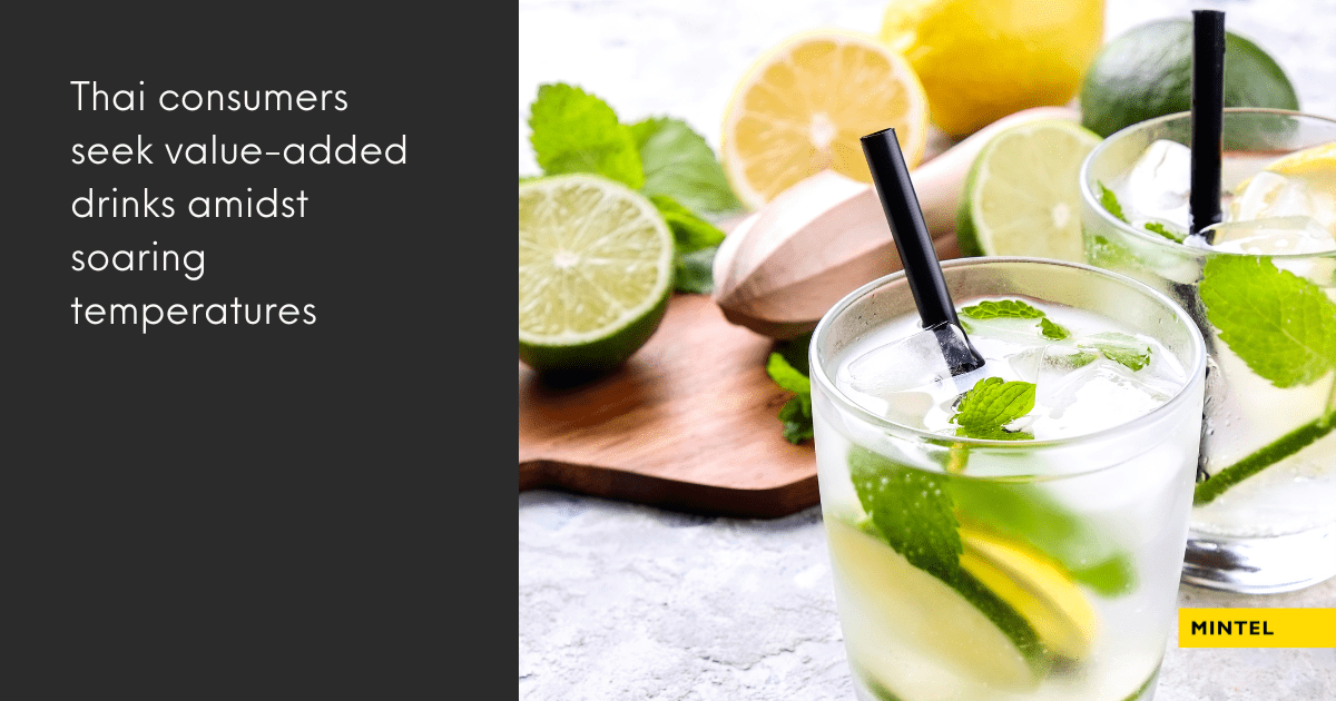 Thai consumers seek value-added drinks amidst soaring temperatures | Mintel