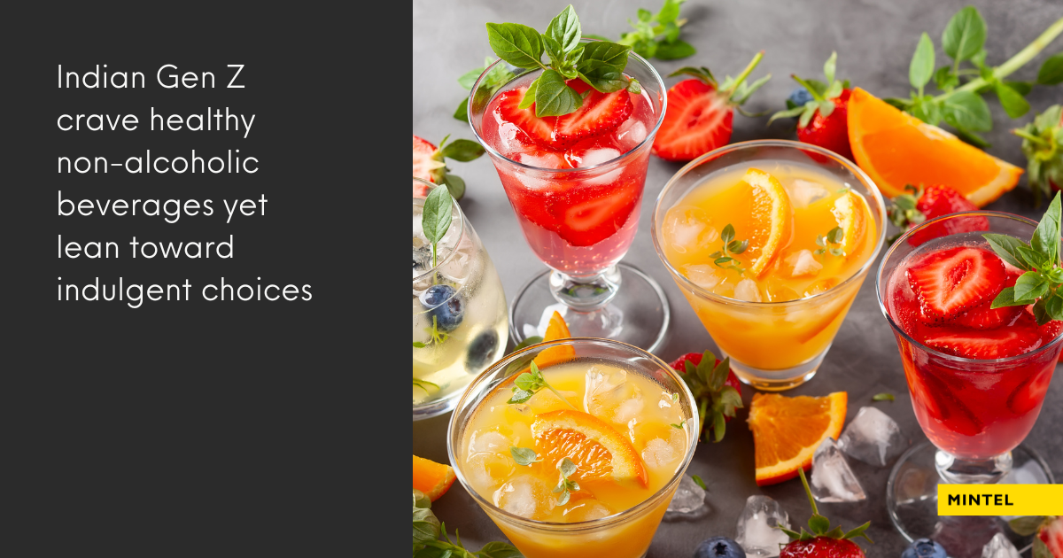 Indian Gen Z crave healthy non-alcoholic beverages yet lean toward ...