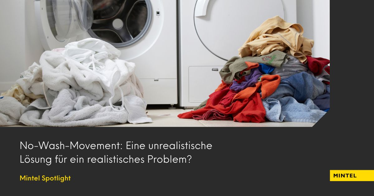 No-Wash-Movement: Nie wieder Wäsche waschen?
